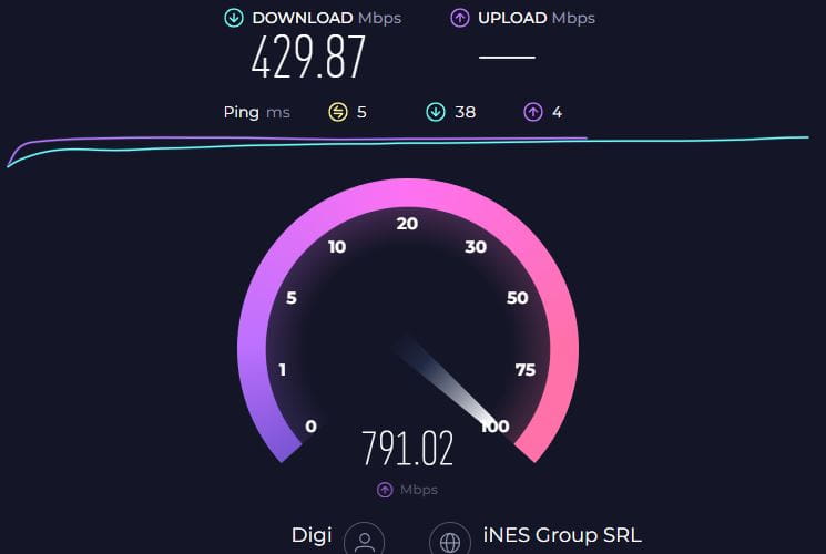 Digi test viteza internet